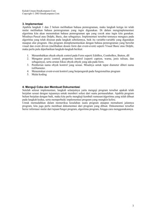 Chendra (pemrograman) | PDF