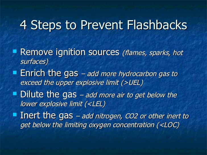 Flame Flashbacks: Causes and Prevention