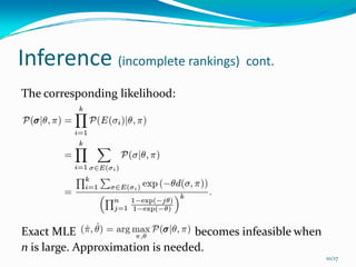 Decision tree and instance-based learning for label ranking | PPT