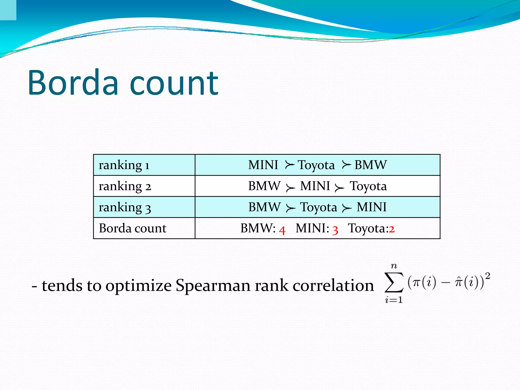 A new instance-based label ranking approach using the Mallows model | PPT