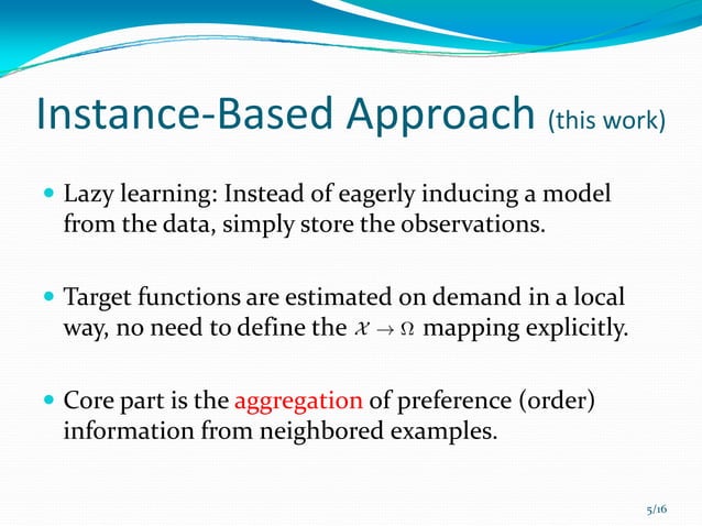 A New Instance Based Label Ranking Approach Using The Mallows Model Ppt
