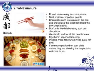 Chengdu | PPT | World Cuisines | Food & Drink