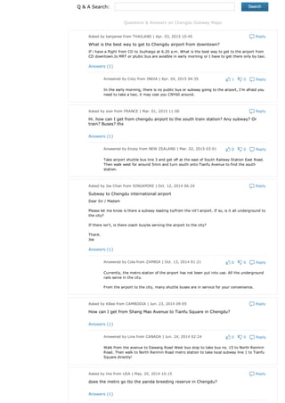 Chengdu subway map, metro lines | PDF