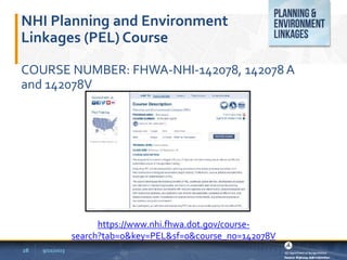 Cheng Yan, FHWA PEL Overview | PPTX