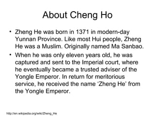 Cheng Ho (a short introduation) | PPT