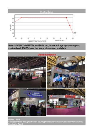 Chenglian ip63-rainproof-power-supply-200 w-12v | PDF