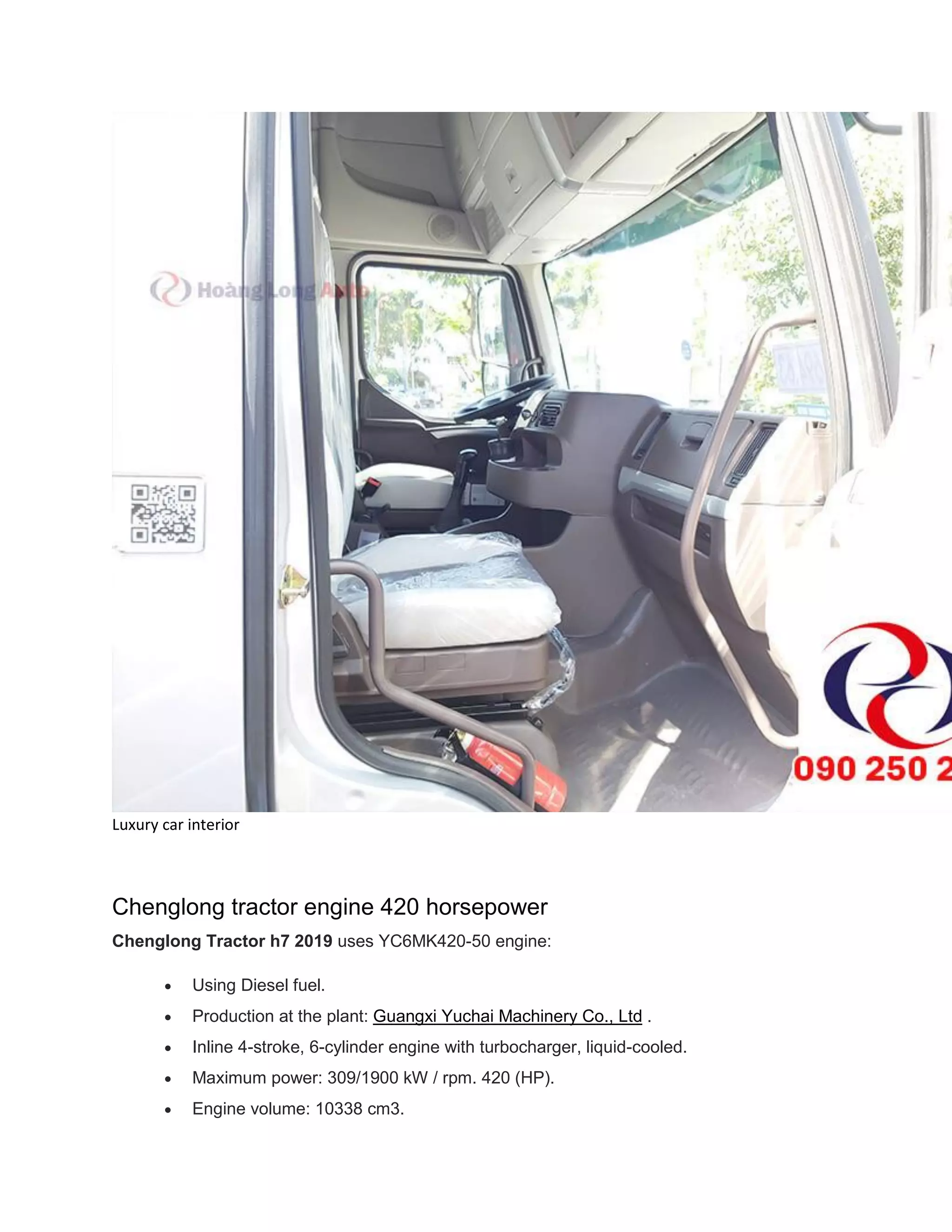 Chenglong h7 tractor truck 420 hp | PDF