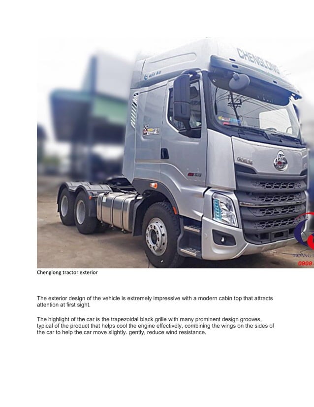 Chenglong h7 tractor truck 420 hp | PDF | Commercial Trucks | Auto Body Styles