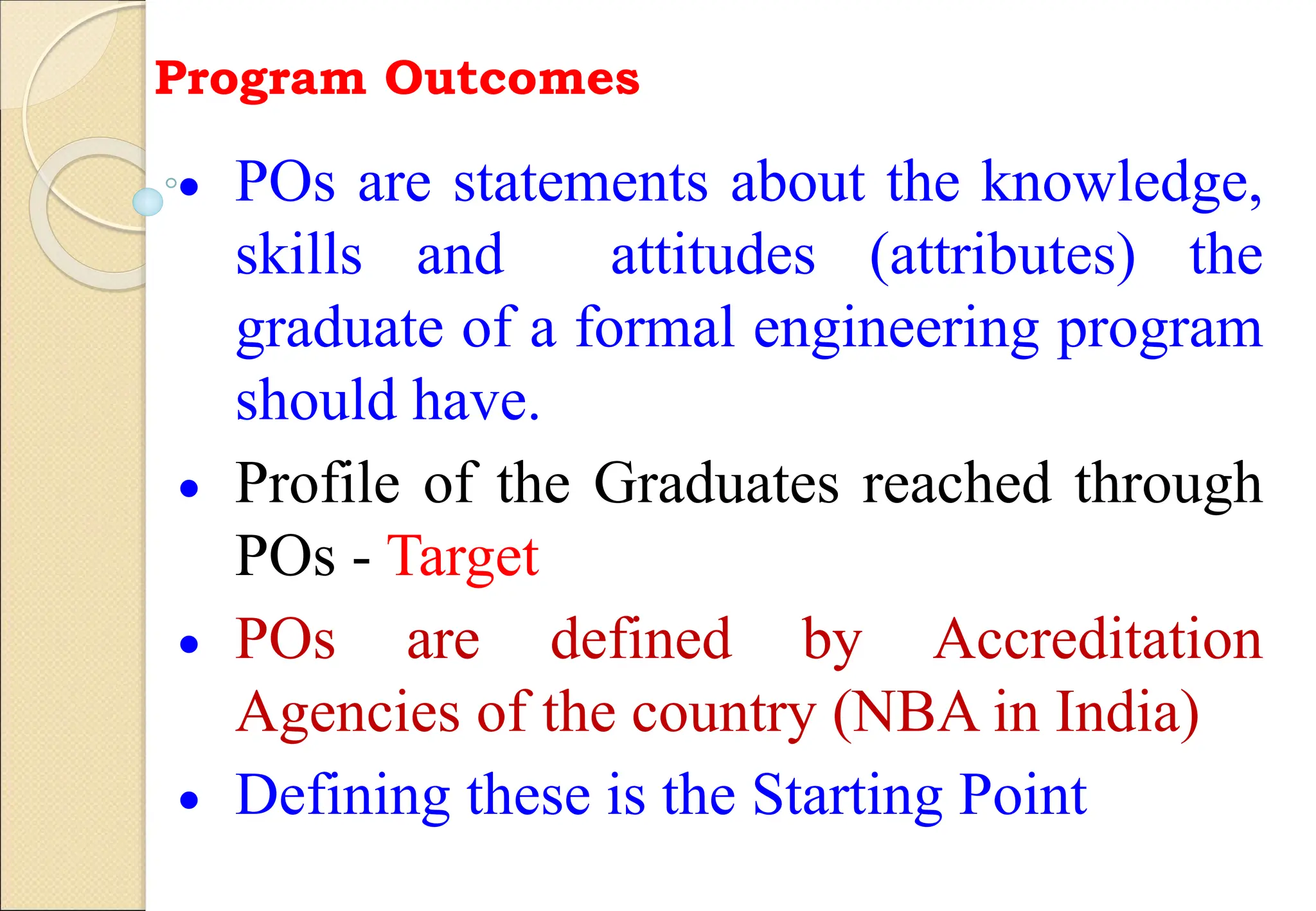 Key Components of OBE for NBA and preparing Course file | PPT
