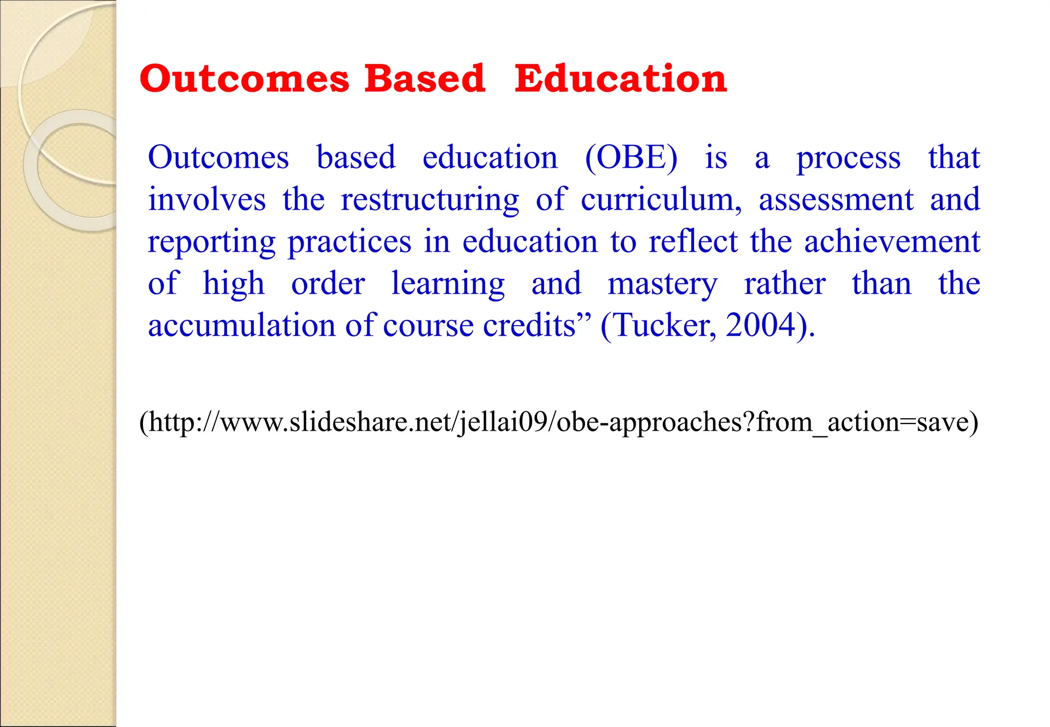 Key Components of OBE for NBA and preparing Course file | PPT