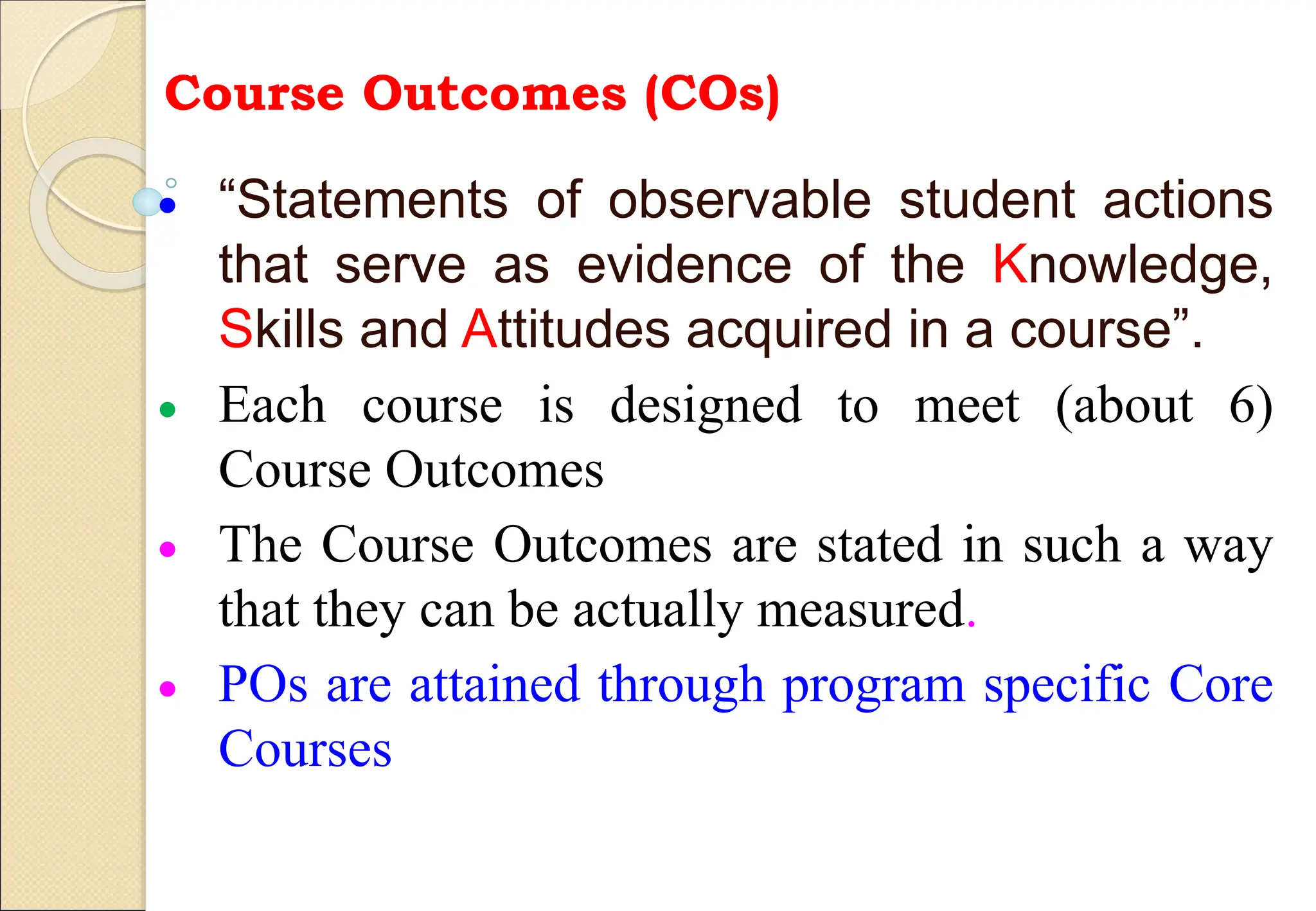 Key Components of OBE for NBA and preparing Course file | PPT