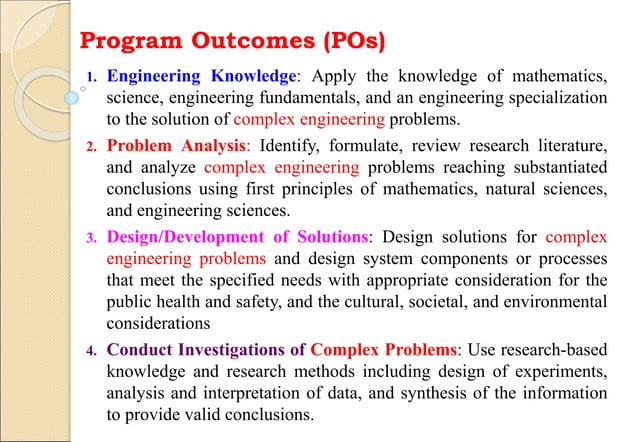 Key Components of OBE for NBA and preparing Course file | PPT