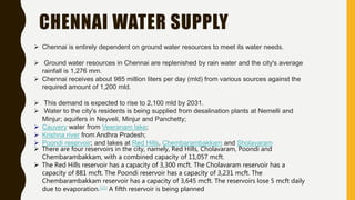 CHENNAI CITY -URBAN SPRAWL | PPTX