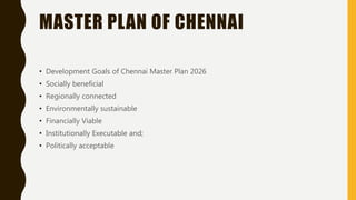 CHENNAI CITY -URBAN SPRAWL | PPTX