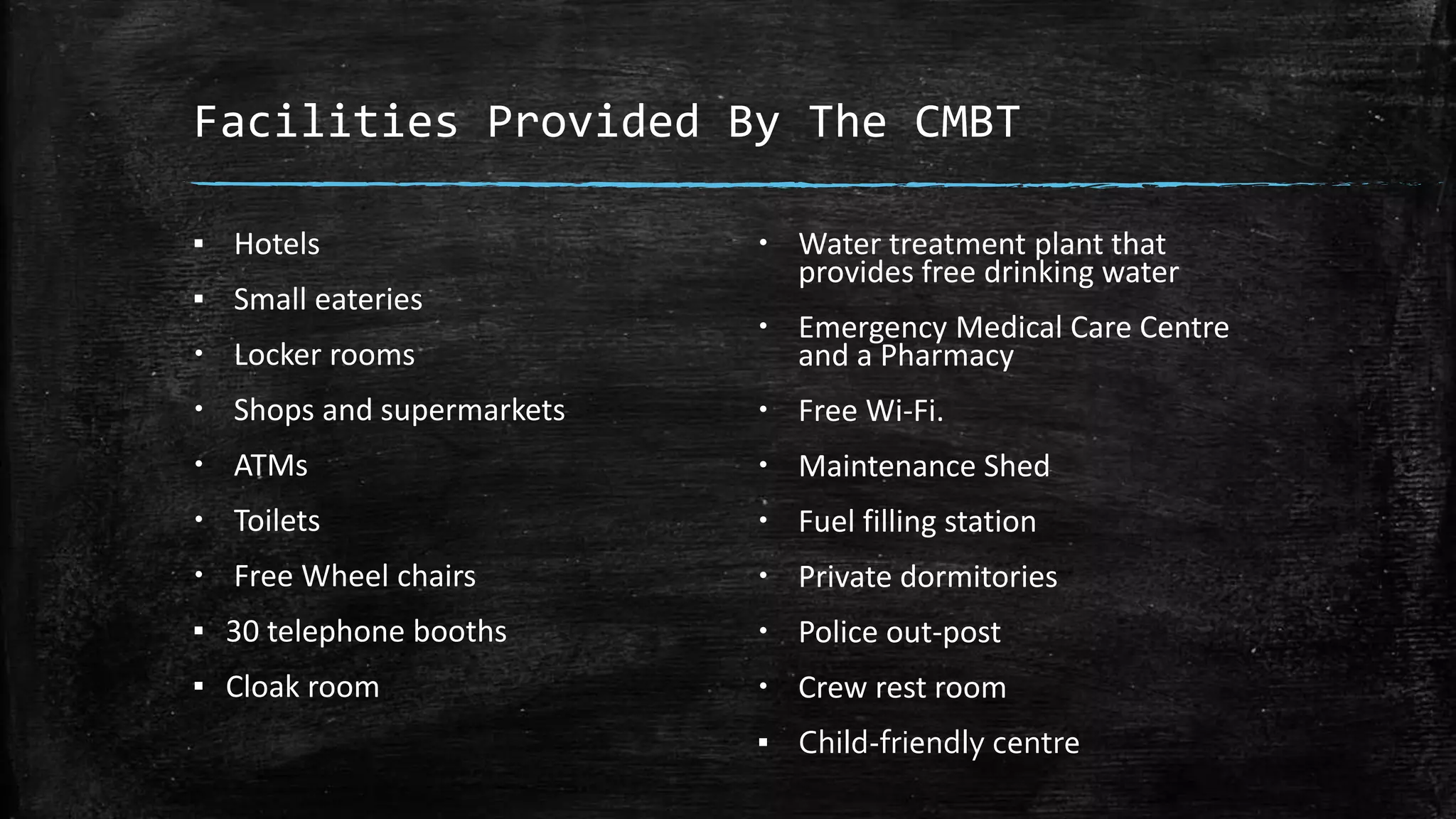 Chennai mofussil bus terminal case study | PPTX