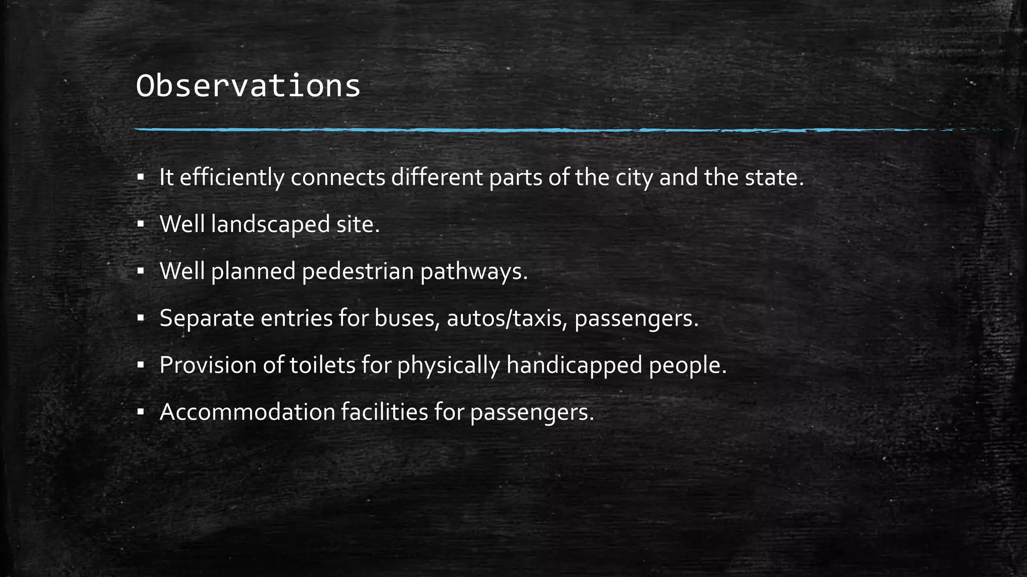 Chennai mofussil bus terminal case study | PPTX