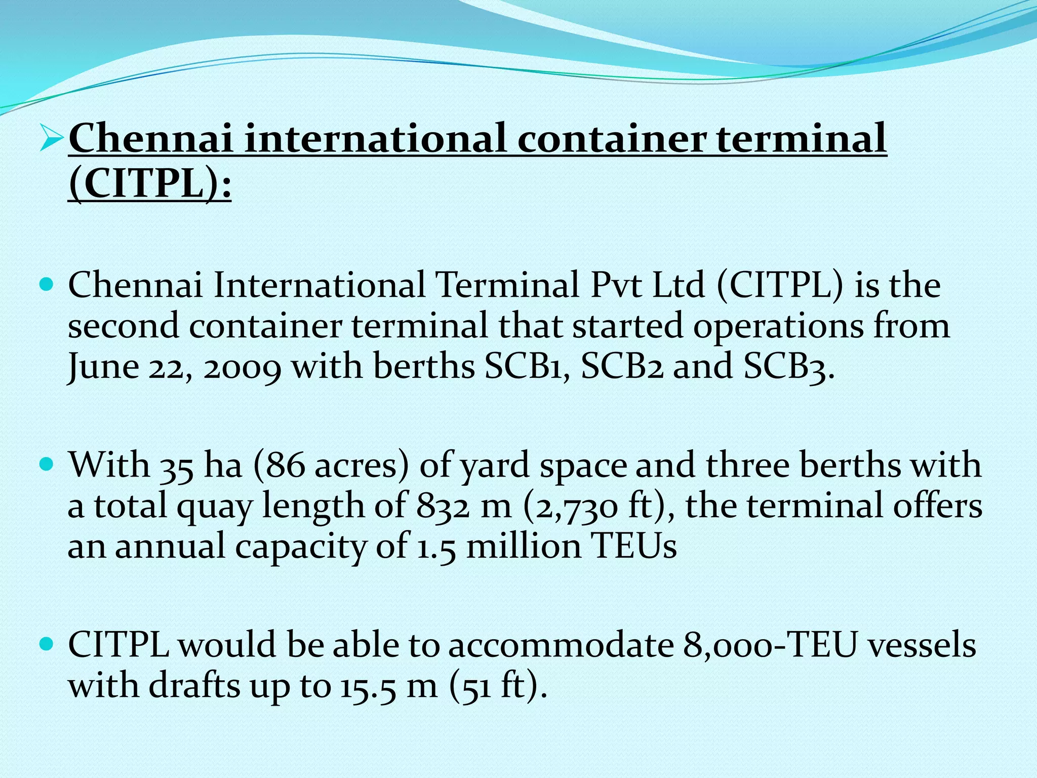 Chennai port trust | PPTX