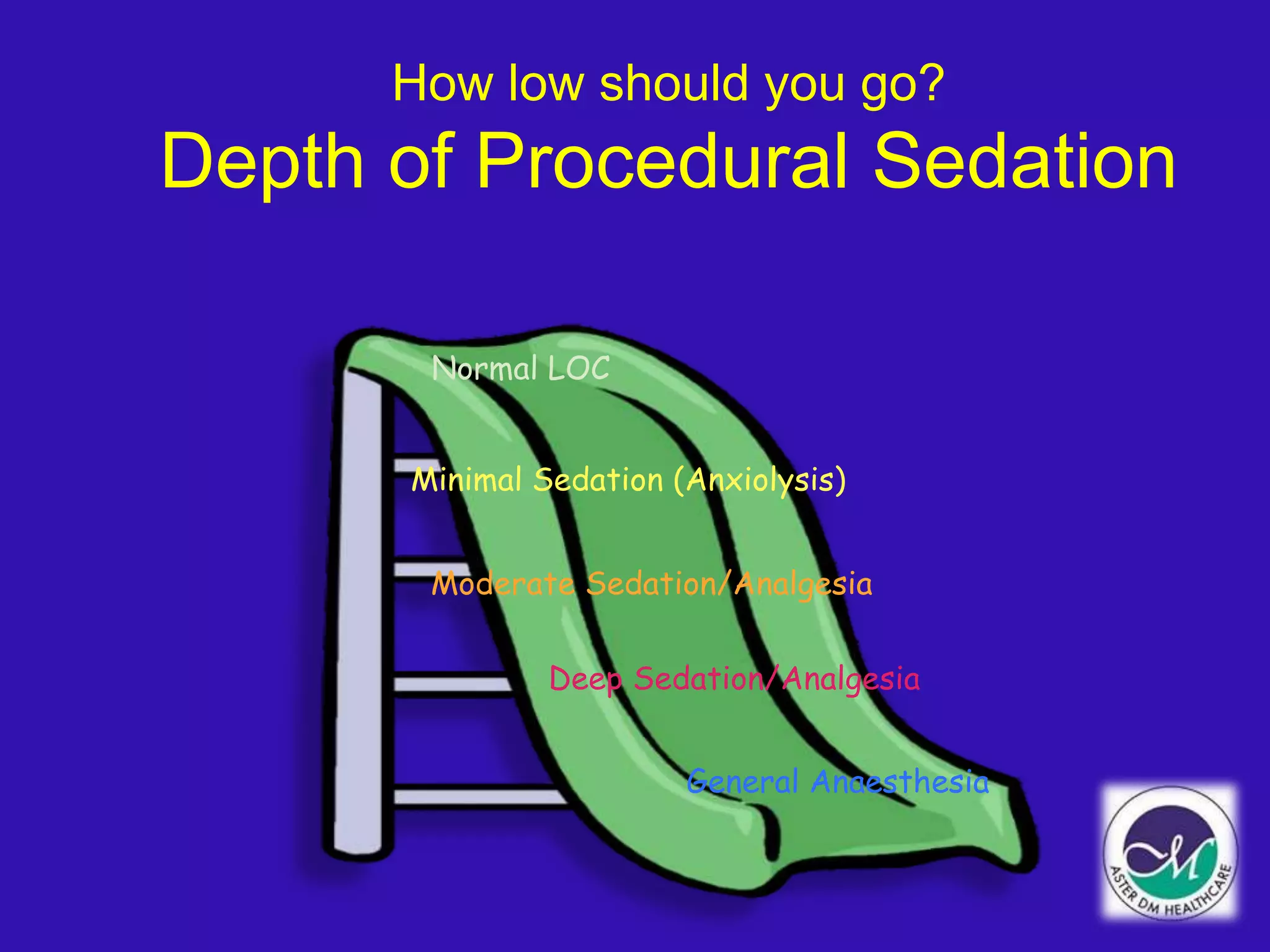 Procedural sedation in emergency medicine | PPTX