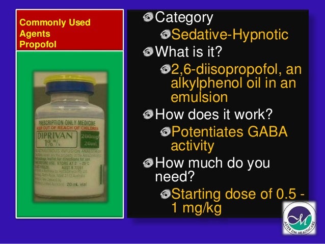 Propofol Sedation