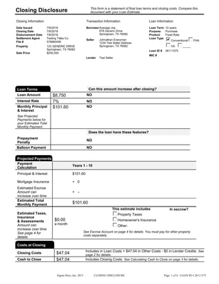 Chenoa fund-resources-sample closing-package-homeready_7618 | PDF