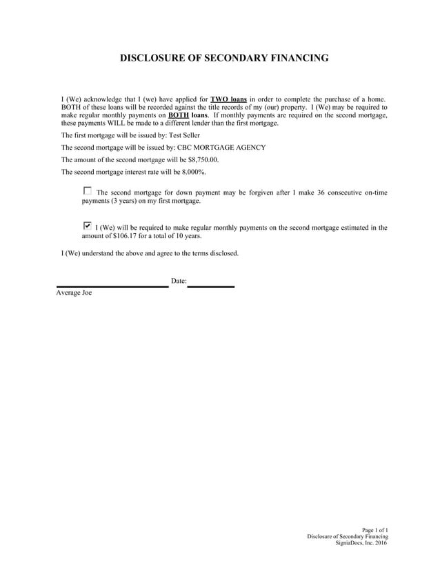 Chenoa fund-resources-sample closing-package-rate_advantage_7618 | PDF