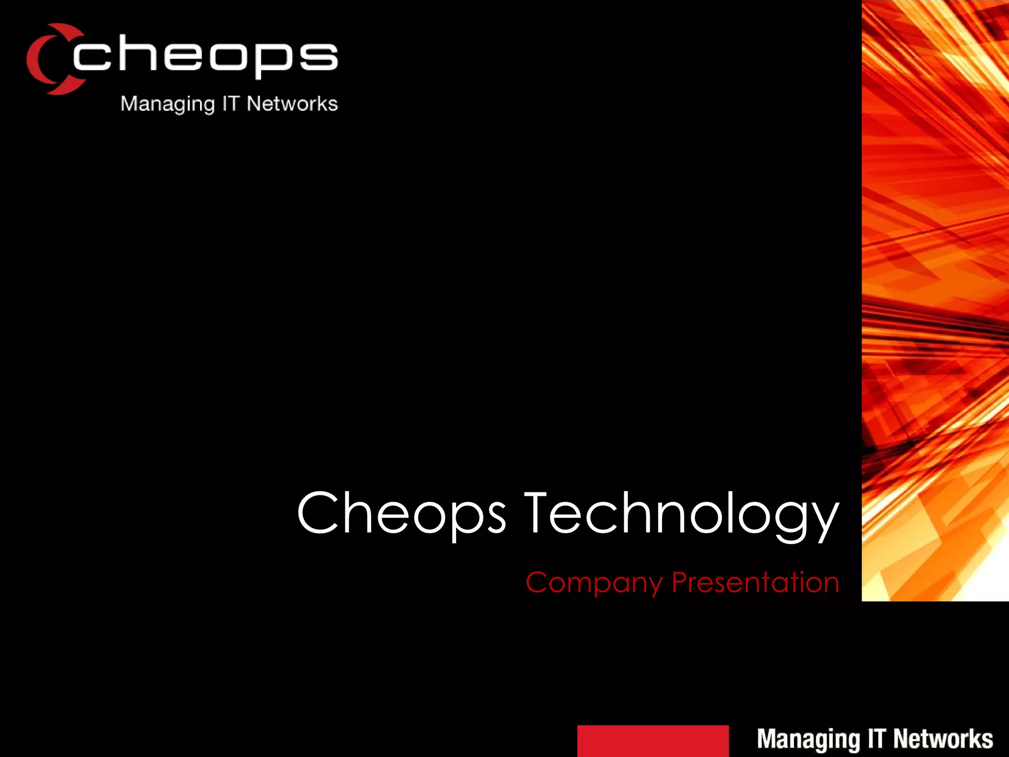 Cheops Company Presentation(200509)Eng | PPT