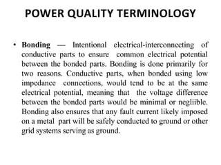 Introduction to Power Quality | PPTX