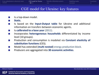 Distributional Effects of Electricity Subsidies Elimination in Ukraine ...