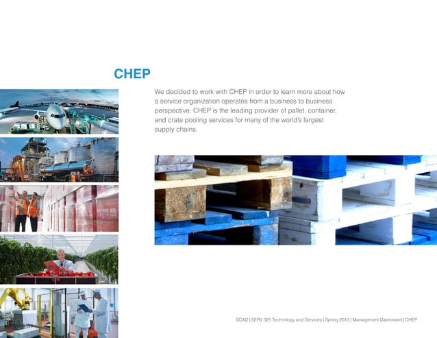 CHEP Management Dashboard Final Presentation | PDF | Logistics | Business