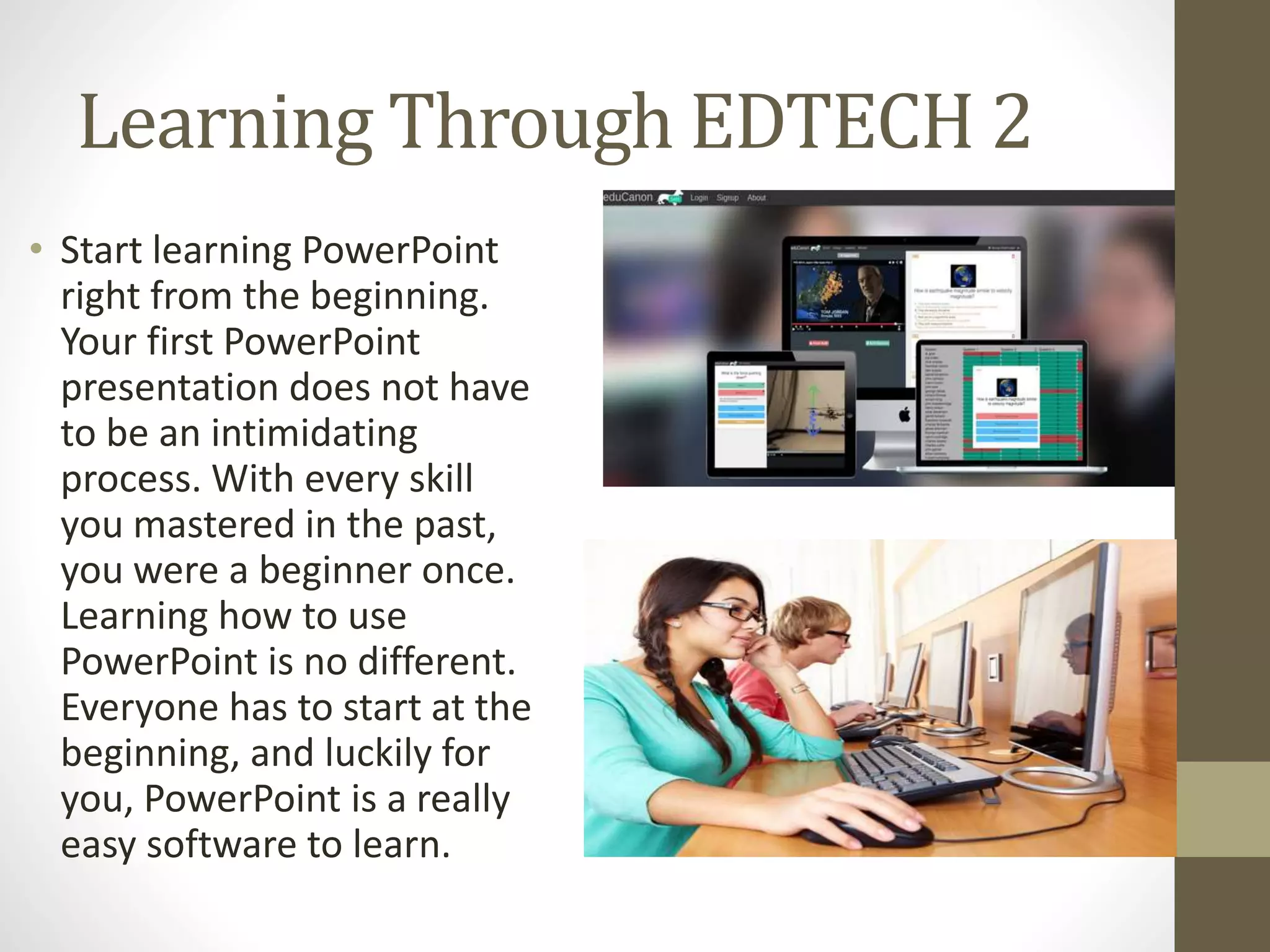 My Portfolio in Educational Technology | PPT