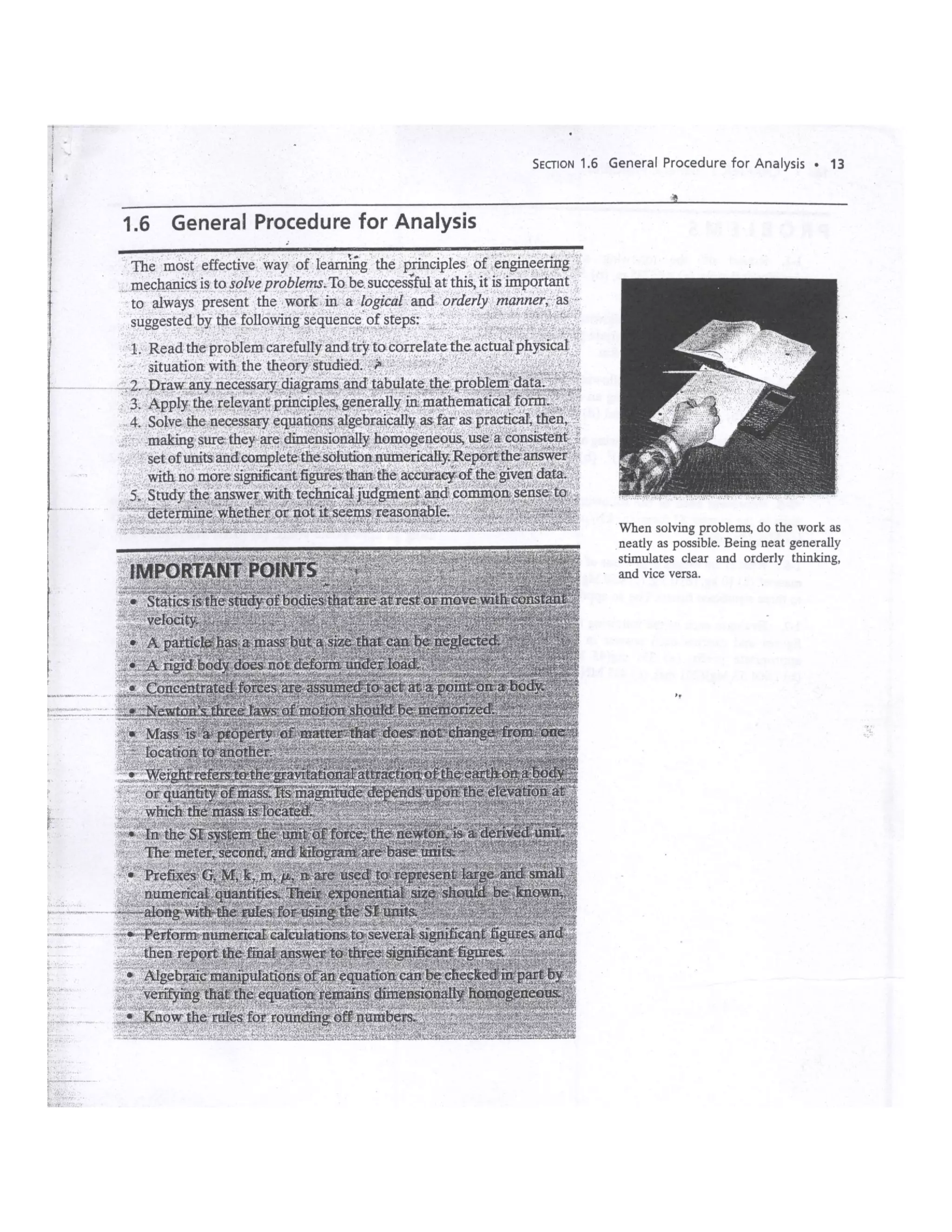 engineering mechanic chapter 1 - basic concepts in statics | PDF