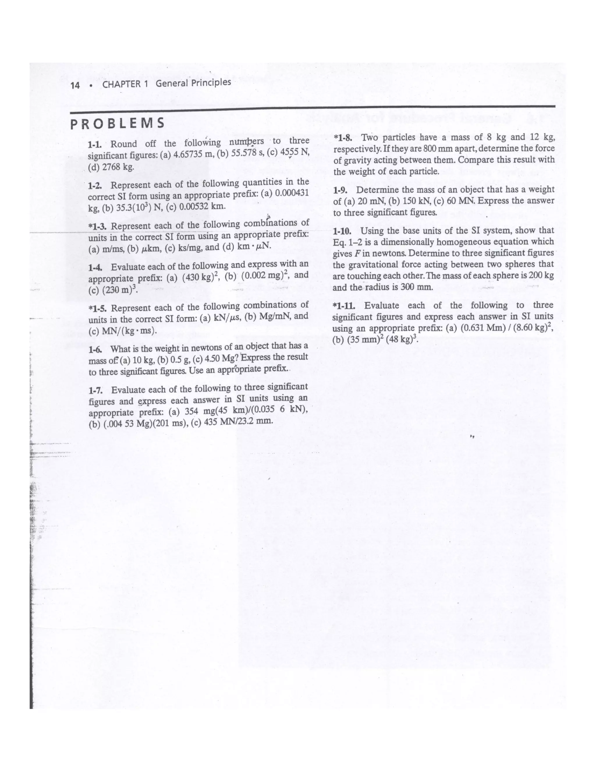 engineering mechanic chapter 1 - basic concepts in statics | PDF