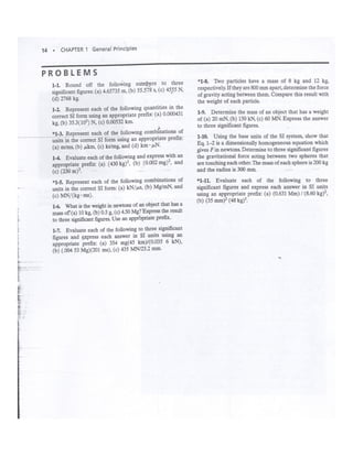 engineering mechanic chapter 1 - basic concepts in statics | PDF