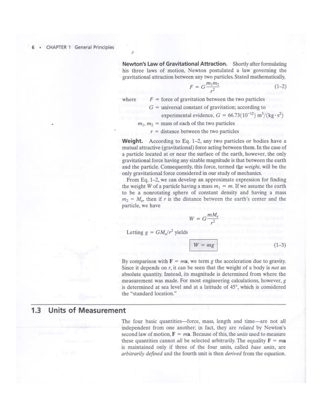 engineering mechanic chapter 1 - basic concepts in statics | PDF
