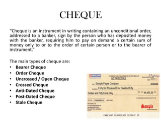 Cheque | PPT