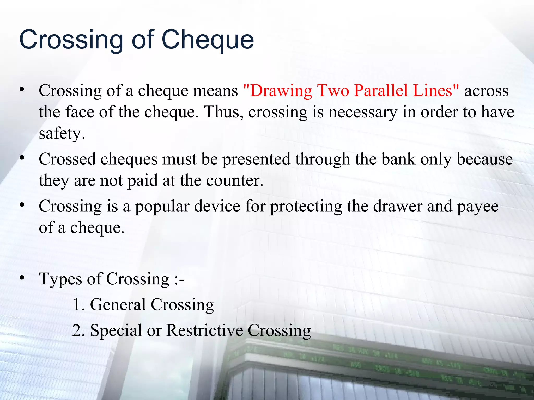 Cheque | PPT