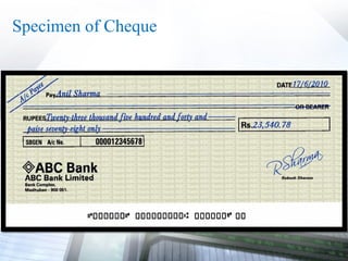Cheque | PPT