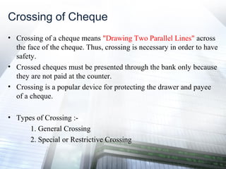 Cheque | PPT