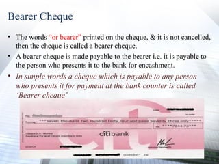 Cheque | PPT