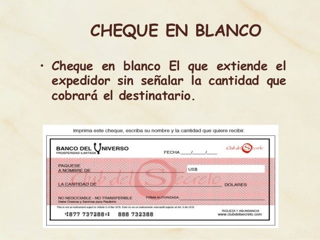 Ley de Cheque en Republica Dominicana