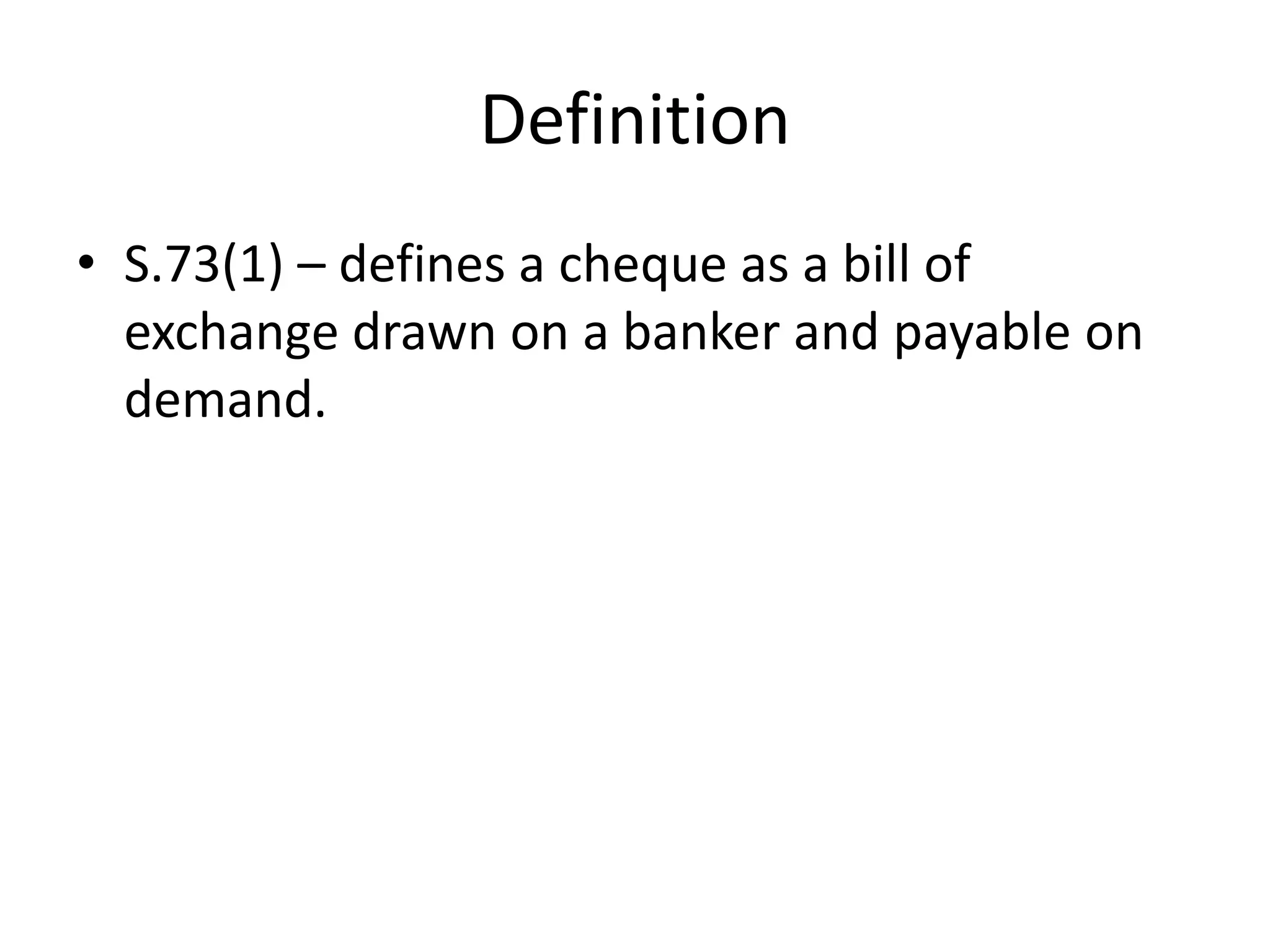 cheque.pptx | Free Download