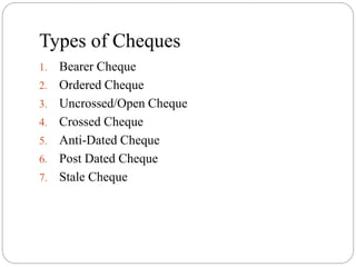 Cheque & crossing | PPSX