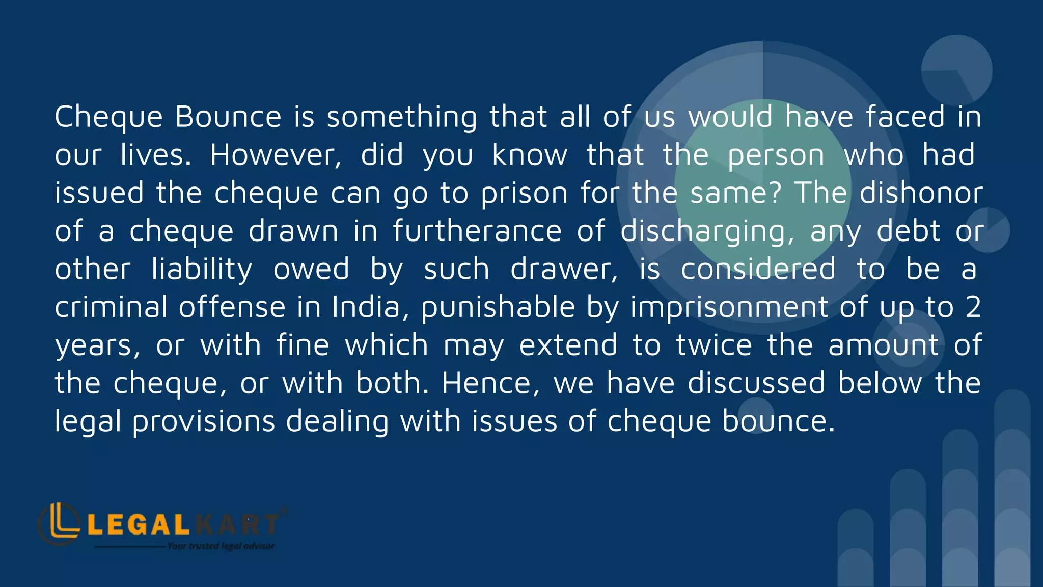 Cheque Dishonoured - Legal Tips On Your Cheque Bounce | PDF