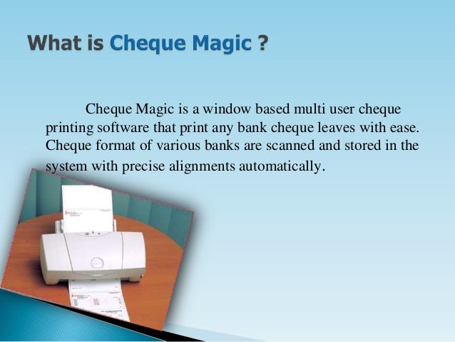 Cheque magic