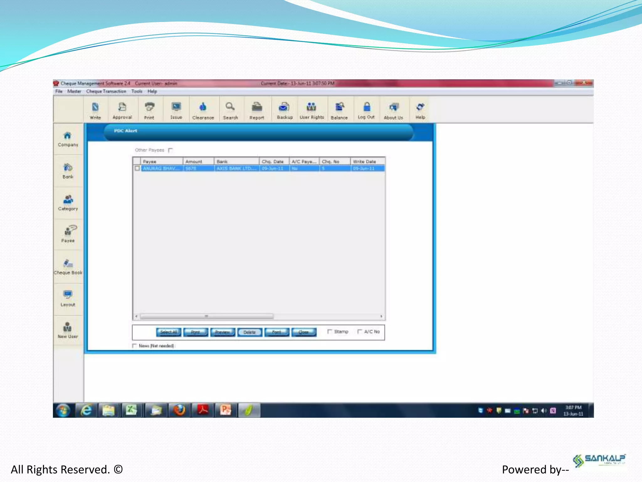 Cheque management software | PPT