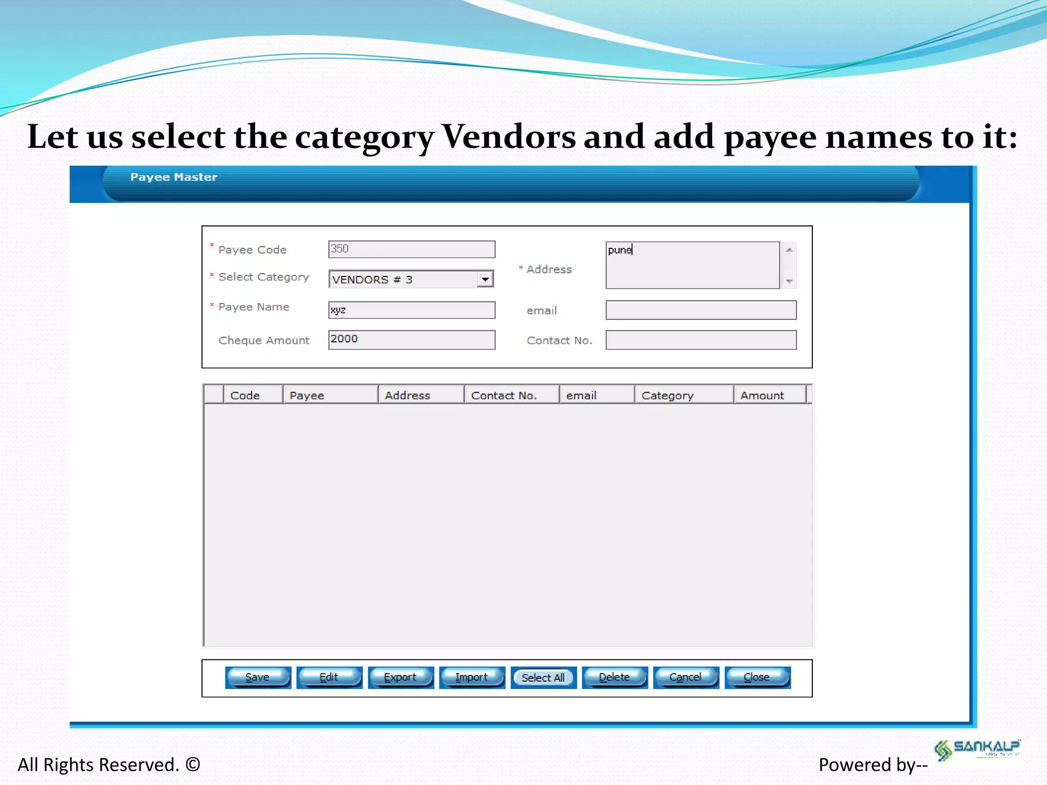 Cheque management software | PPT