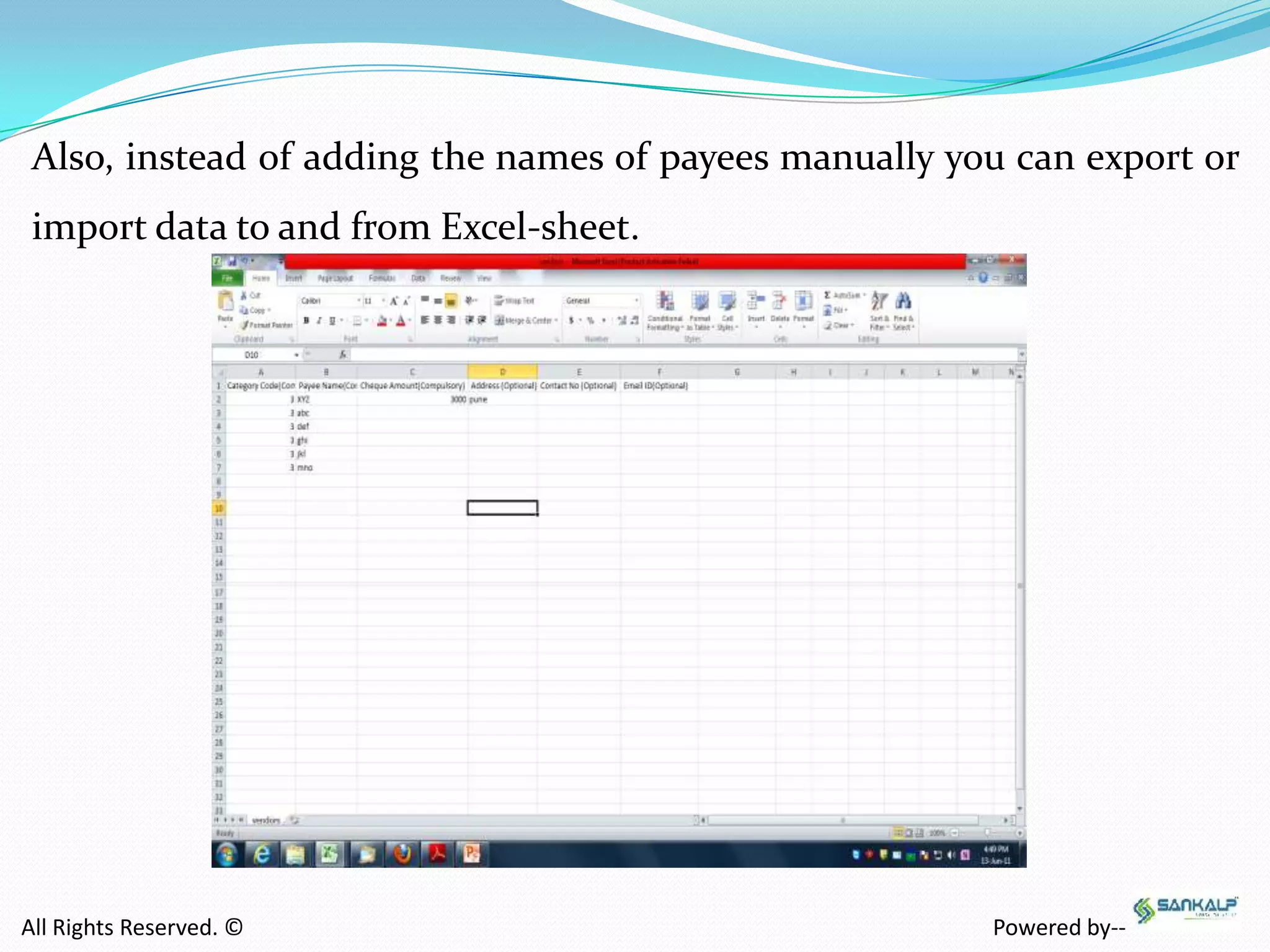 Cheque management software | PPT
