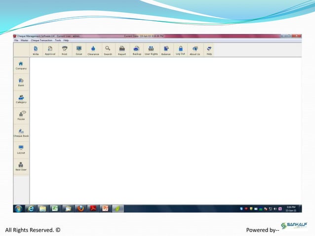 Cheque management software | PPT