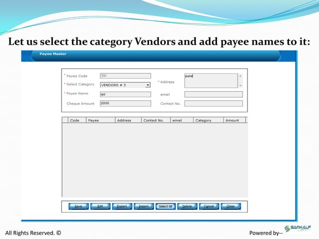 Cheque management software | PPT