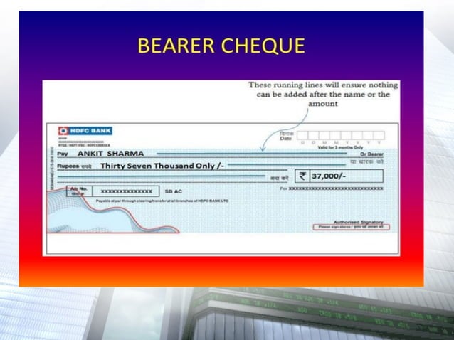 Cheque meaning crossing and types | PPT | Credit Cards | Personal Debt